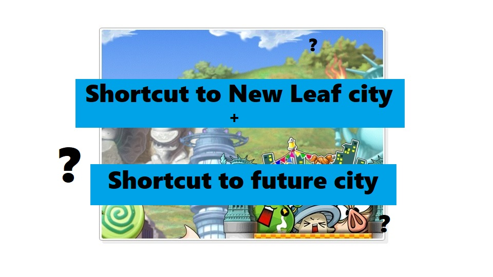 Shortcut to New Leaf city: MapleStory Worlds